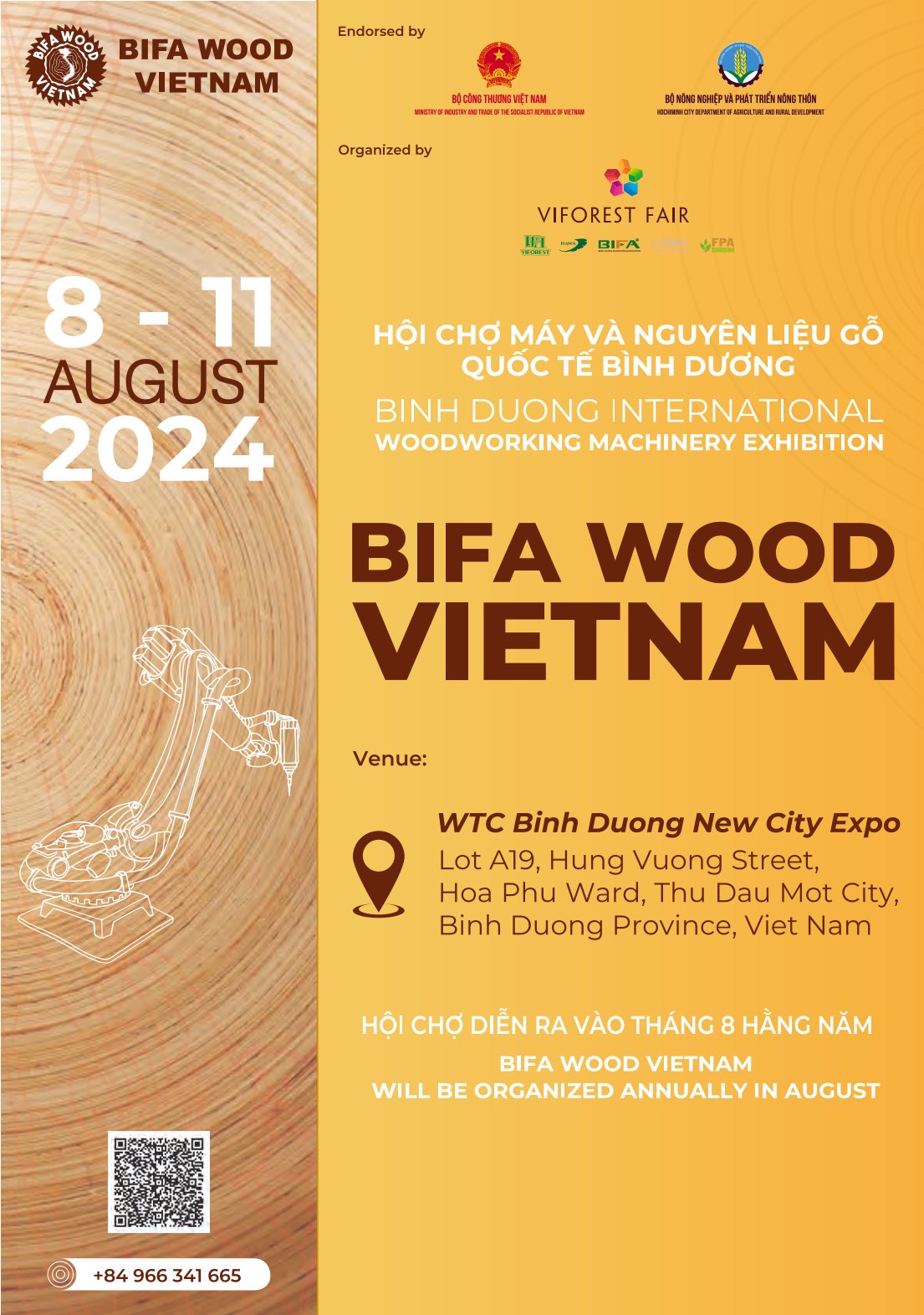 BIFA Wood Vietnam - Tel +84 274 222 1735